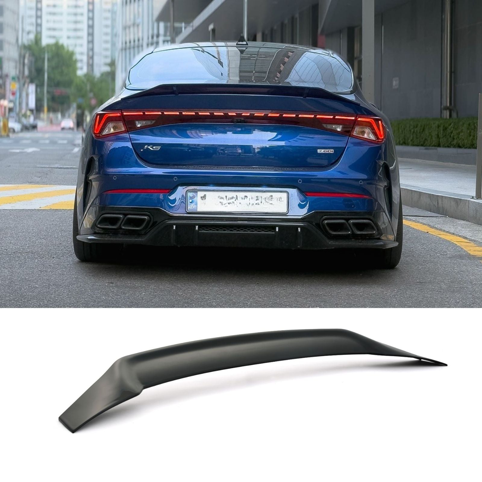 For 2021-2024 Kia K5 LX LXS GT EX KDM R Style Duckbill Trunk Spoiler