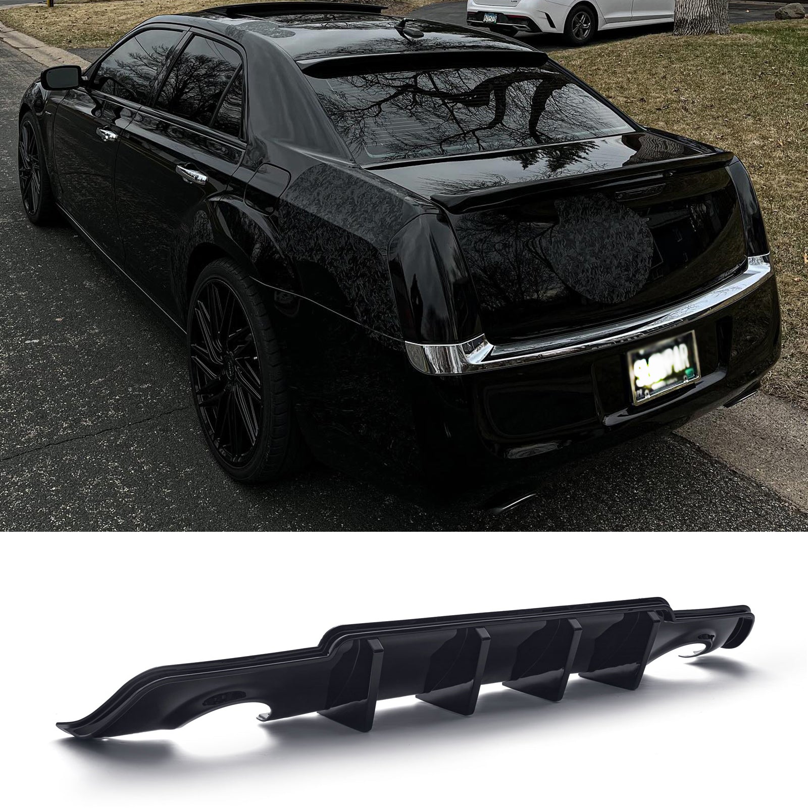 Rear Bumper Diffuser For 12-14 Chrysler 300 300S