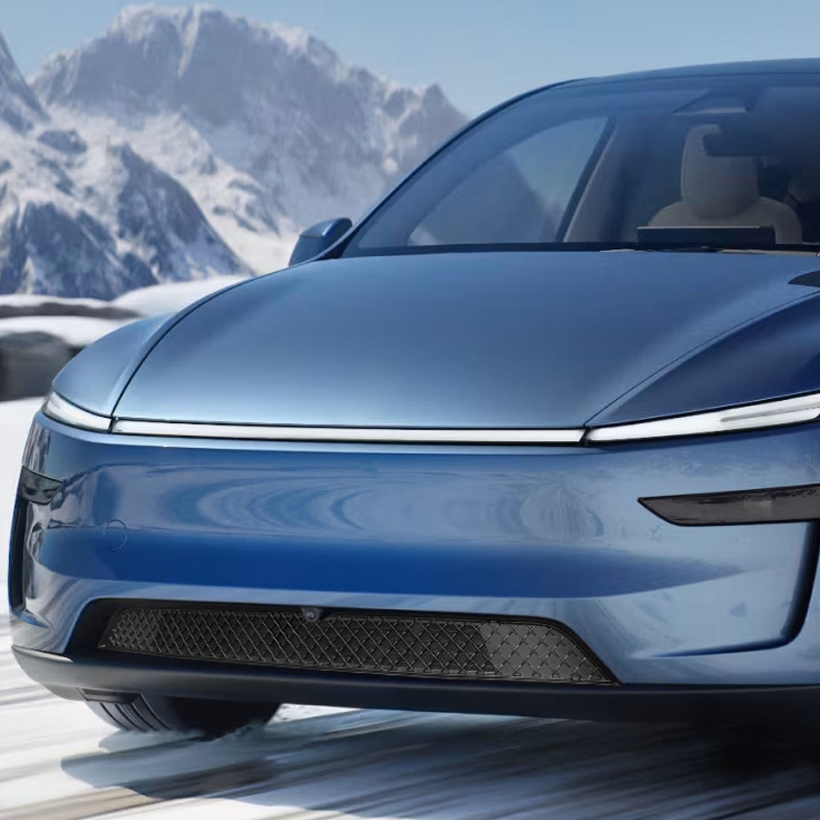 For 2025 Tesla Model Y Front Lower Anti-insect Mesh Grille 1pc