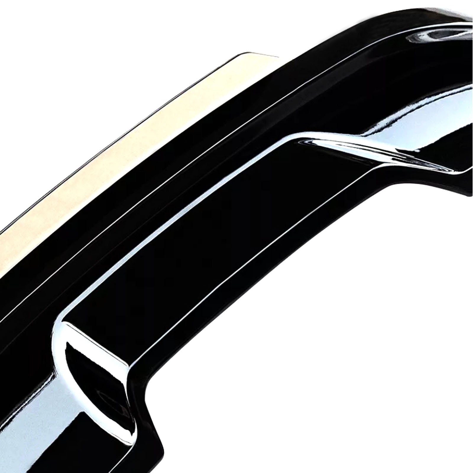 Rear Spoiler W/ Smoke Gurney Flap Wicker Bill For 2015-2023 Ford Musta ...